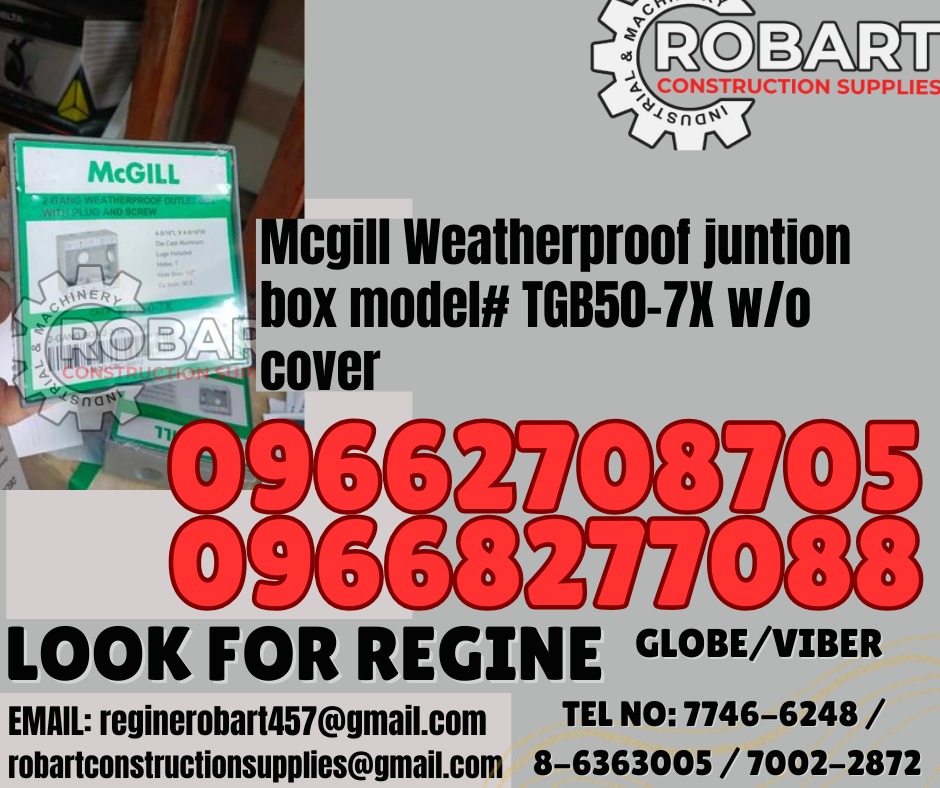 Mcgill Weatherproof juntion box model# TGB50-7X w/o cover, Commercial ...