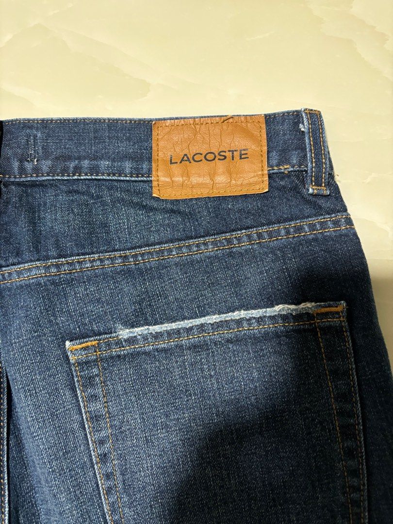 Men Lacoste Jeans, Men's Fashion, Bottoms, Jeans on Carousell