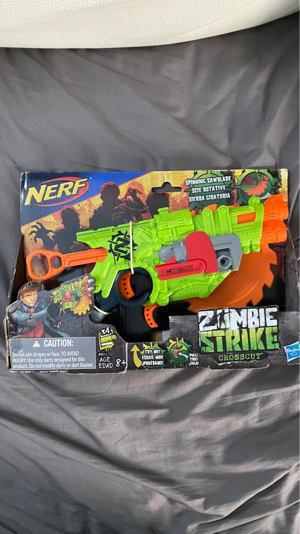 Nerf Zombie Strike - Crosscut, Hobbies & Toys, Toys & Games on Carousell