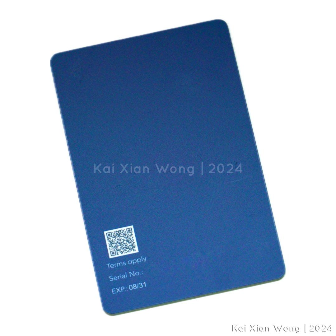 NFC Touch ‘n Go Card Luxe Silver Navy Edition, Hobbies & Toys ...