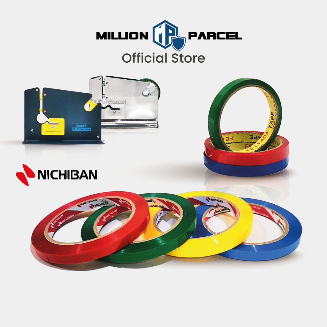 NICHIBAN Plastic Bag Sealer Tape | Bakery Tape | Food Packaging Tape ...