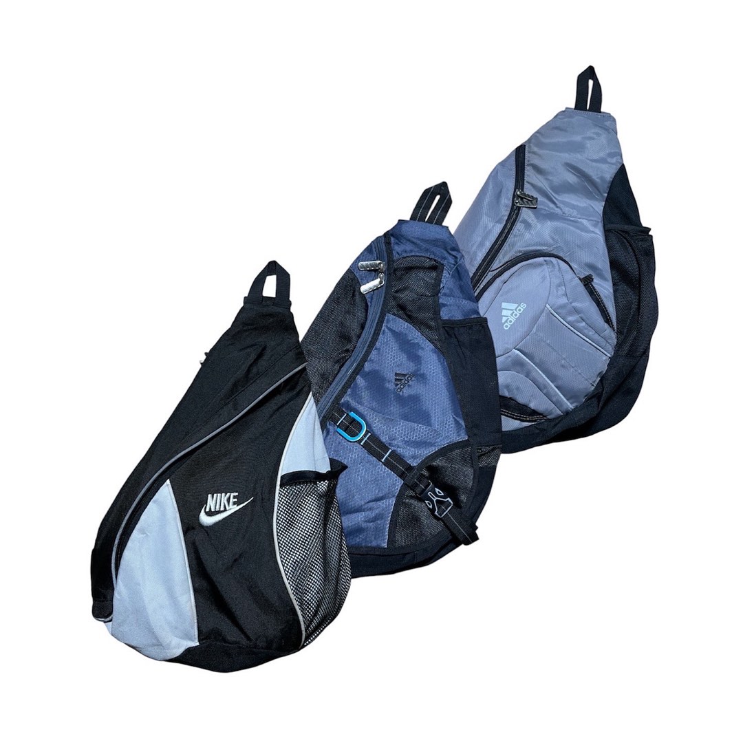 Nike & Vintage Adidas Tri-Harness Sling bag / Crossbody bag ( acg ...