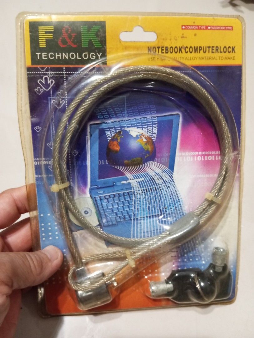 Notebook computer lock, Computers & Tech, Parts & Accessories, Other ...