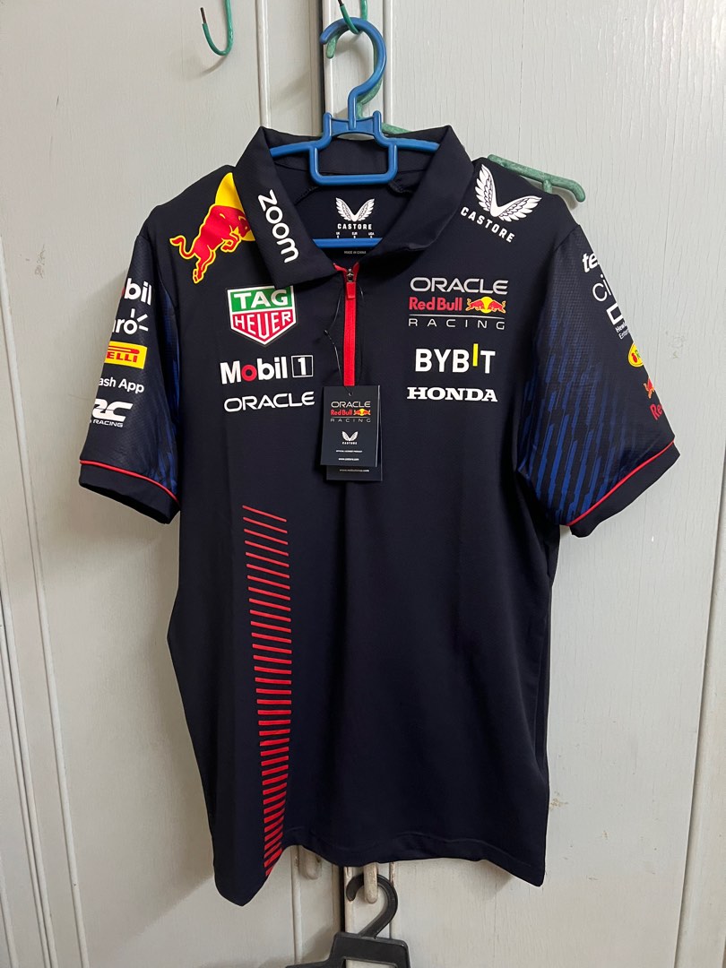Oracle Red Bull Racing 2023 Team Polo, Men's Fashion, Tops & Sets ...
