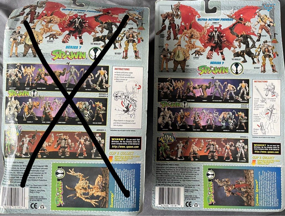 Original Todd McFarlane Spawn series 7, Zombie Spawn & Scourge ...