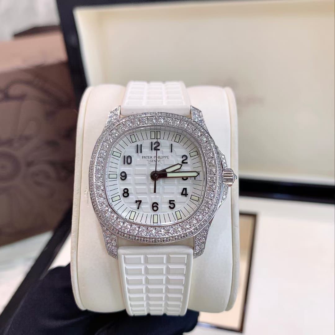 Patek Philippe 5069G White Factory Diamond, Luxury, Watches on Carousell