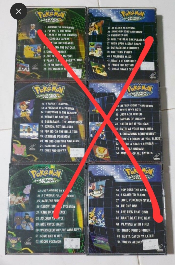 Pokemon VCD & DVD from $1, Hobbies & Toys, Music & Media, CDs & DVDs on ...