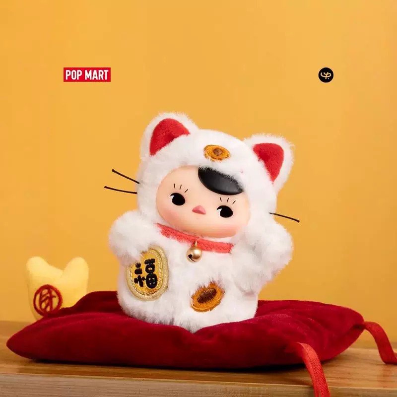 Popmart pucky roly poly kitty secret lucky cat, Video Gaming, Gaming ...