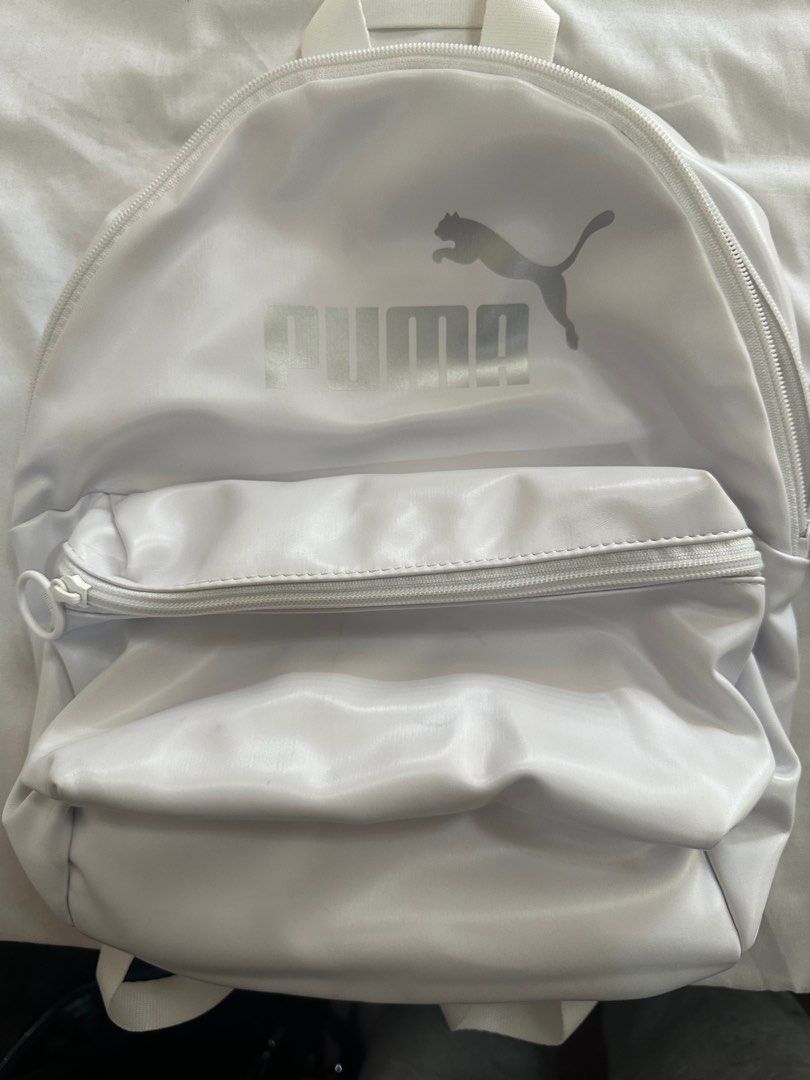 Puma white backpack, Men's Fashion, Bags, Backpacks on Carousell