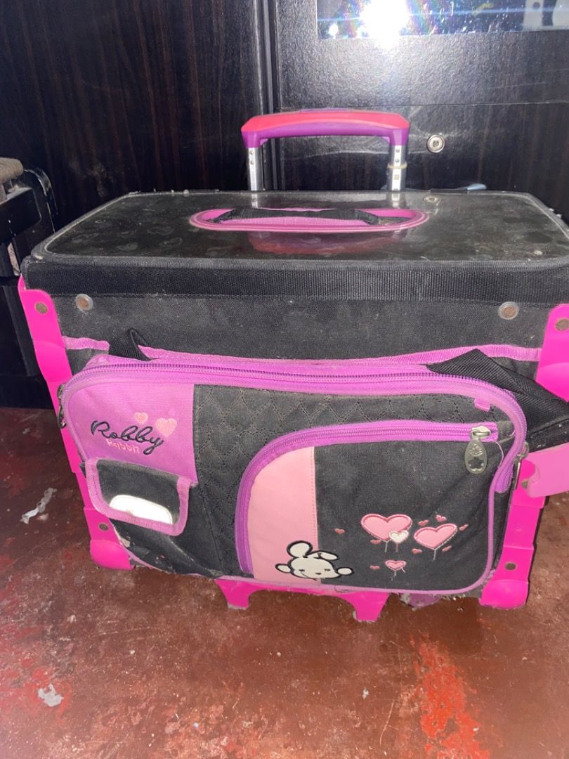 Robby Rabbit trolley bag, Hobbies & Toys, Stationary & Craft ...