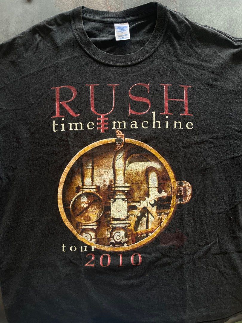 Rush time machine tour band tee, Men's Fashion, Tops & Sets, Tshirts ...