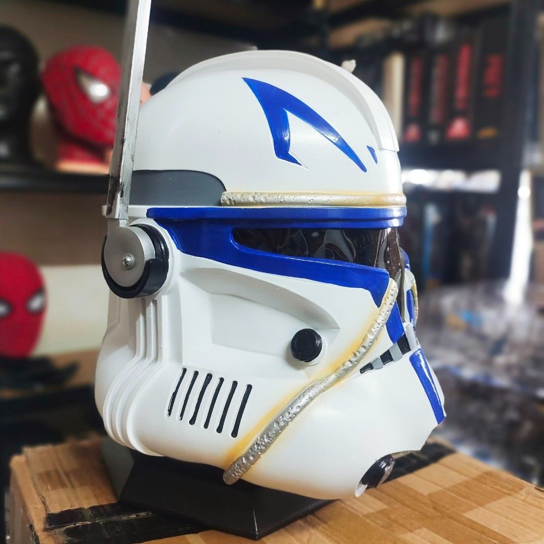 CAPTAIN REX HELMET STARWARS MOVIE COSPLAY PROP FIGURE GAME TOY, Hobbies ...