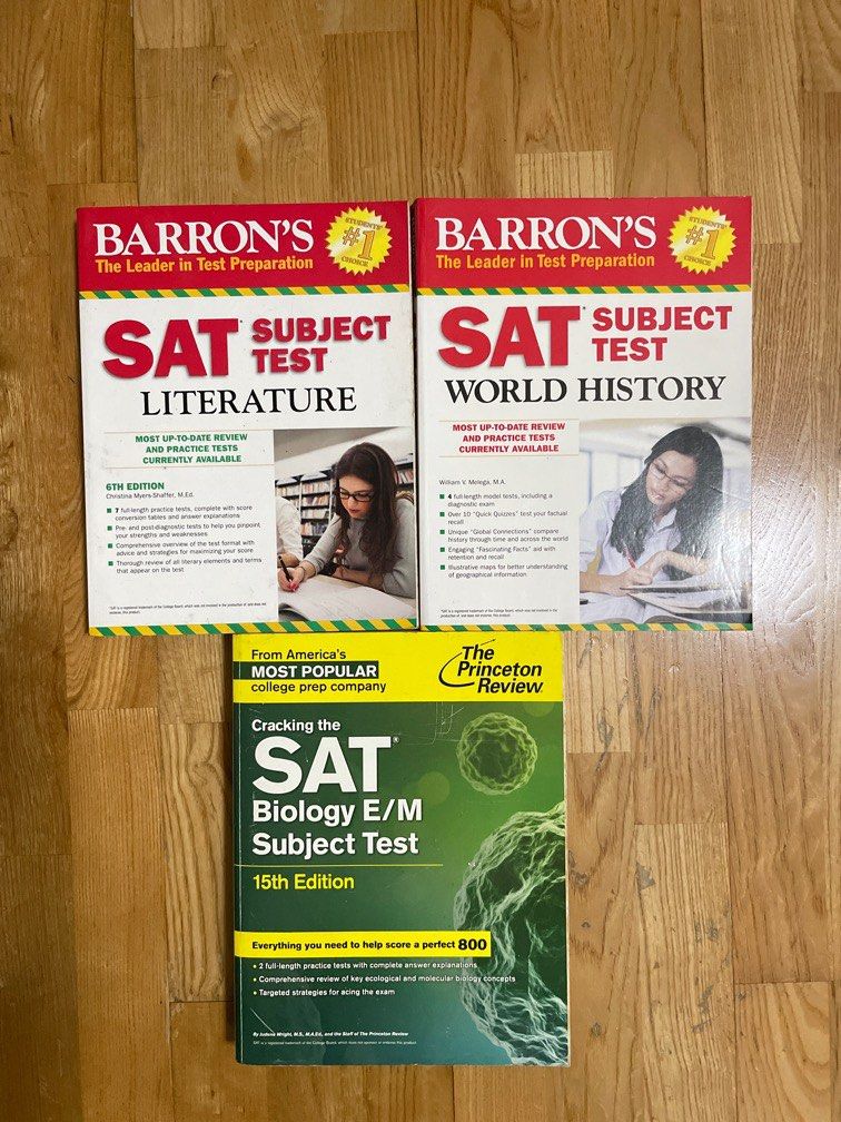 SAT Subject Test Textbooks and Workbooks, Hobbies & Toys, Books ...