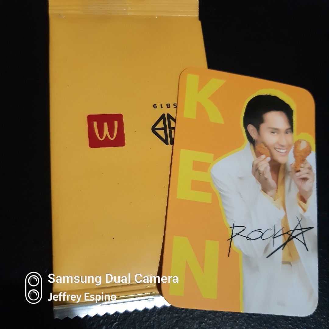 SB19 McDonald's photocard mcdo PC McDonald photo card, Hobbies & Toys ...