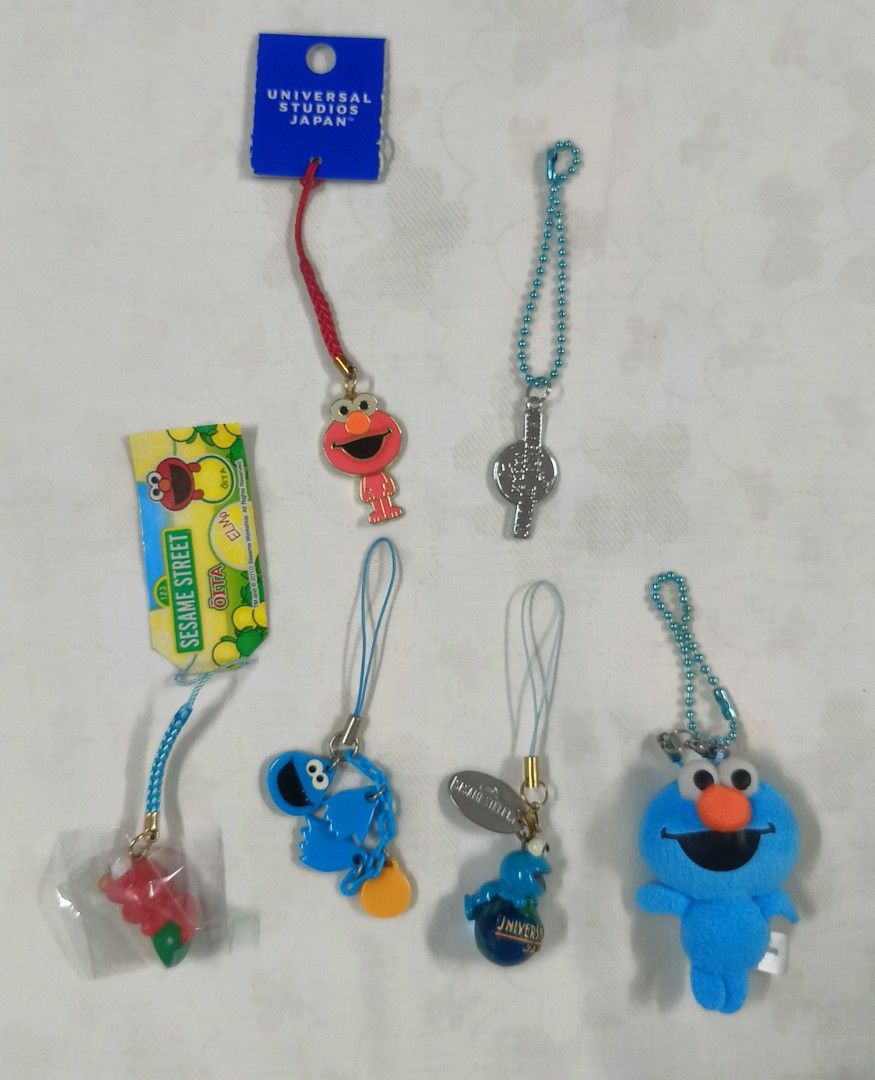 Sesame Street Assorted Keychains, Hobbies & Toys, Collectibles ...