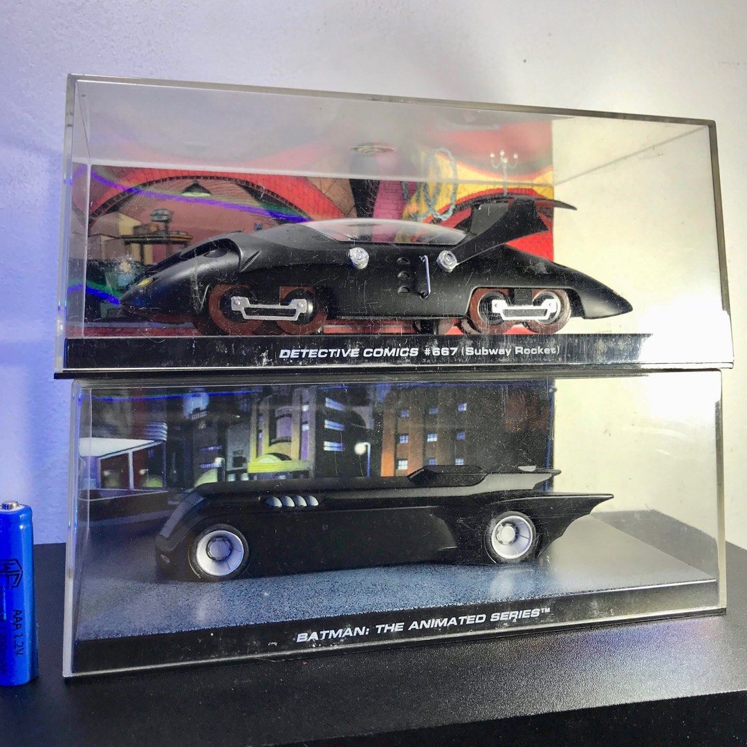 Set Eaglemoss Batman 1:43 Scale Diecast Metal Batmobile The Animated ...