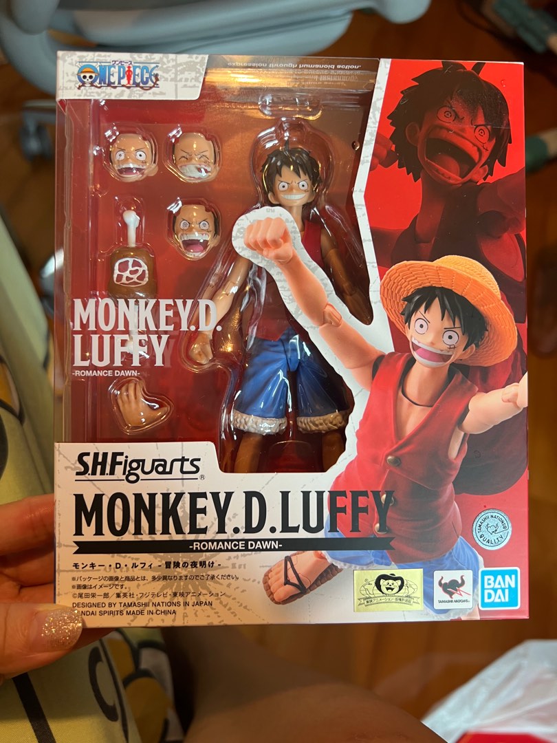 SHF one piece monkey d luffy figure, 興趣及遊戲, 玩具 & 遊戲類 - Carousell