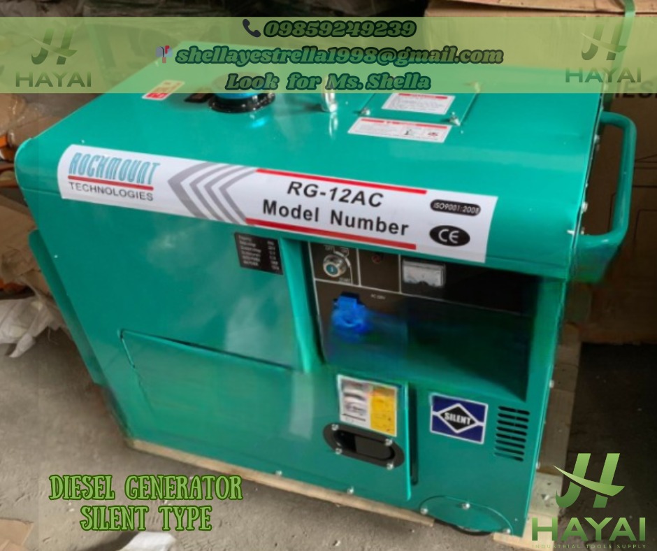 Silent Type Diesel Generator, Commercial & Industrial, Construction ...