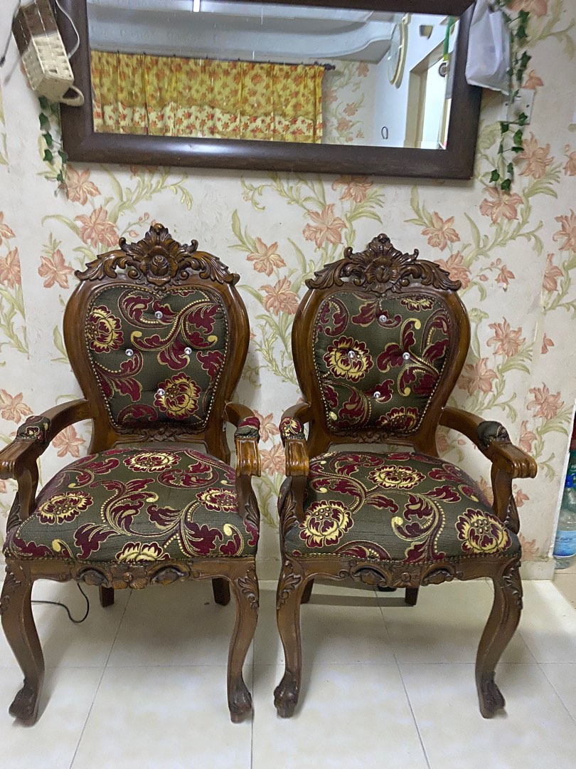 Sofa raja kayu original, Furniture & Home Living, Furniture, Sofas on ...