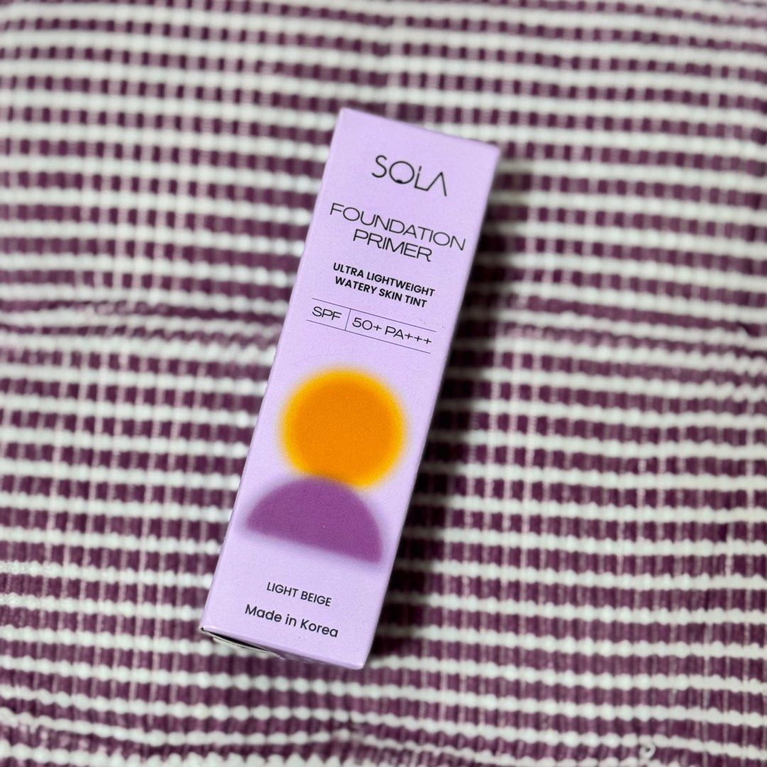 Sola Foundation Primer SPF50PA+++ 30ml (Tinted Sunscreen), Beauty ...