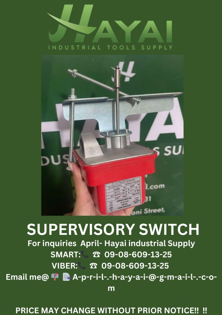 Supervisory switch, Commercial & Industrial, Construction Tools ...