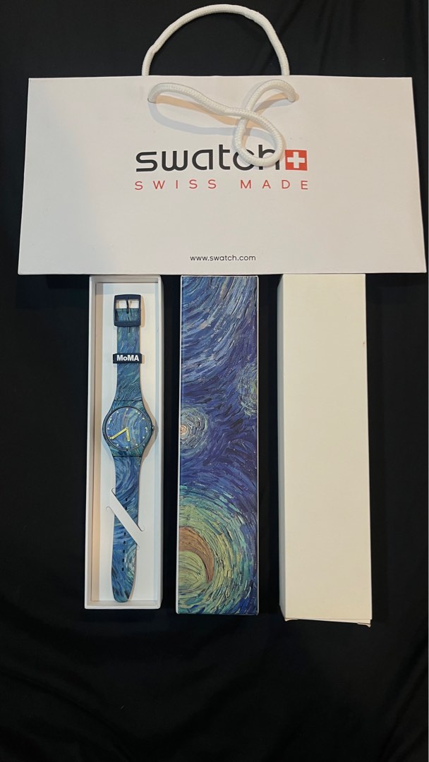 Swatch Van Gogh Starry Night, Men's Fashion, Watches & Accessories ...