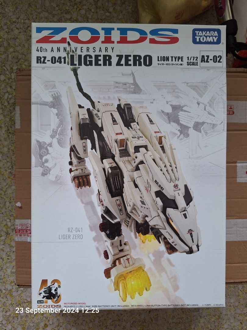 TakaraTomy 40 Anniversary Zoids RZ-041 LIGER ZERO, Hobbies & Toys, Toys & Games on Carousell