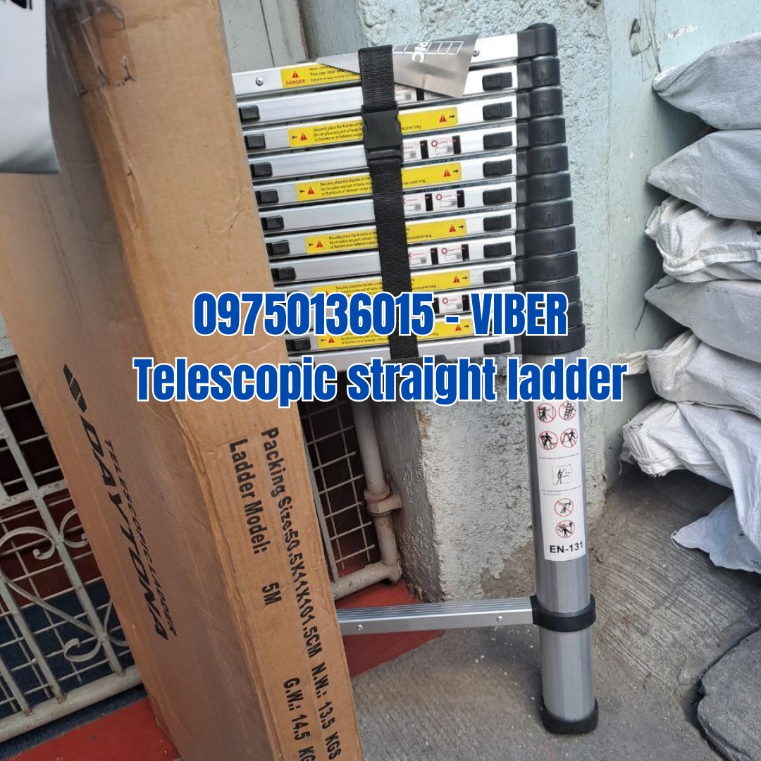 Telescopic straight ladder, Commercial & Industrial, Industrial ...