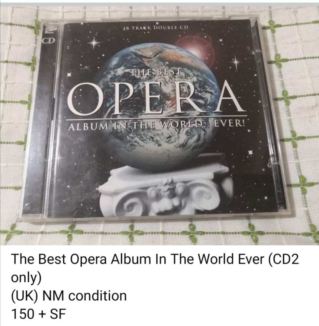 The Best Opera Album In The World Ever CD (CD2 only) unsealed, Hobbies ...