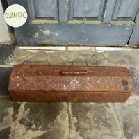 Tool Box Besi Panjang Vintage Bekas Tugas Murid STM, Antik, Lainnya di ...