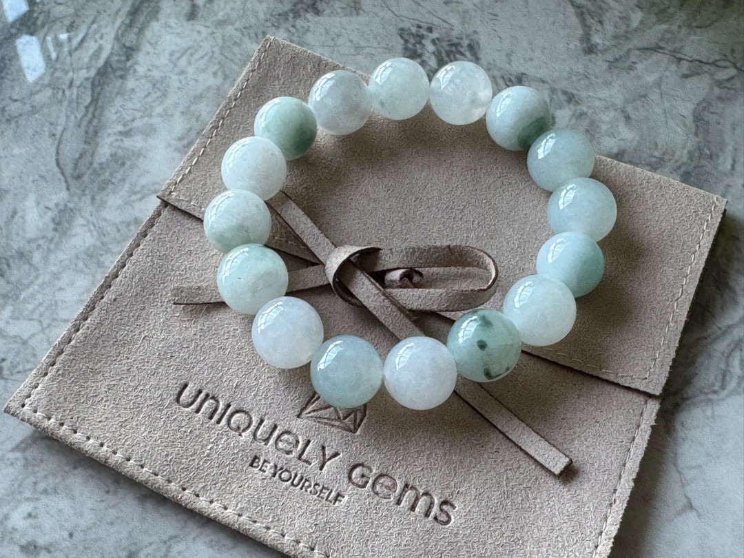 Translucent Type A Jade Bracelet | 13.3 mm | Fine Grain, Women's ...