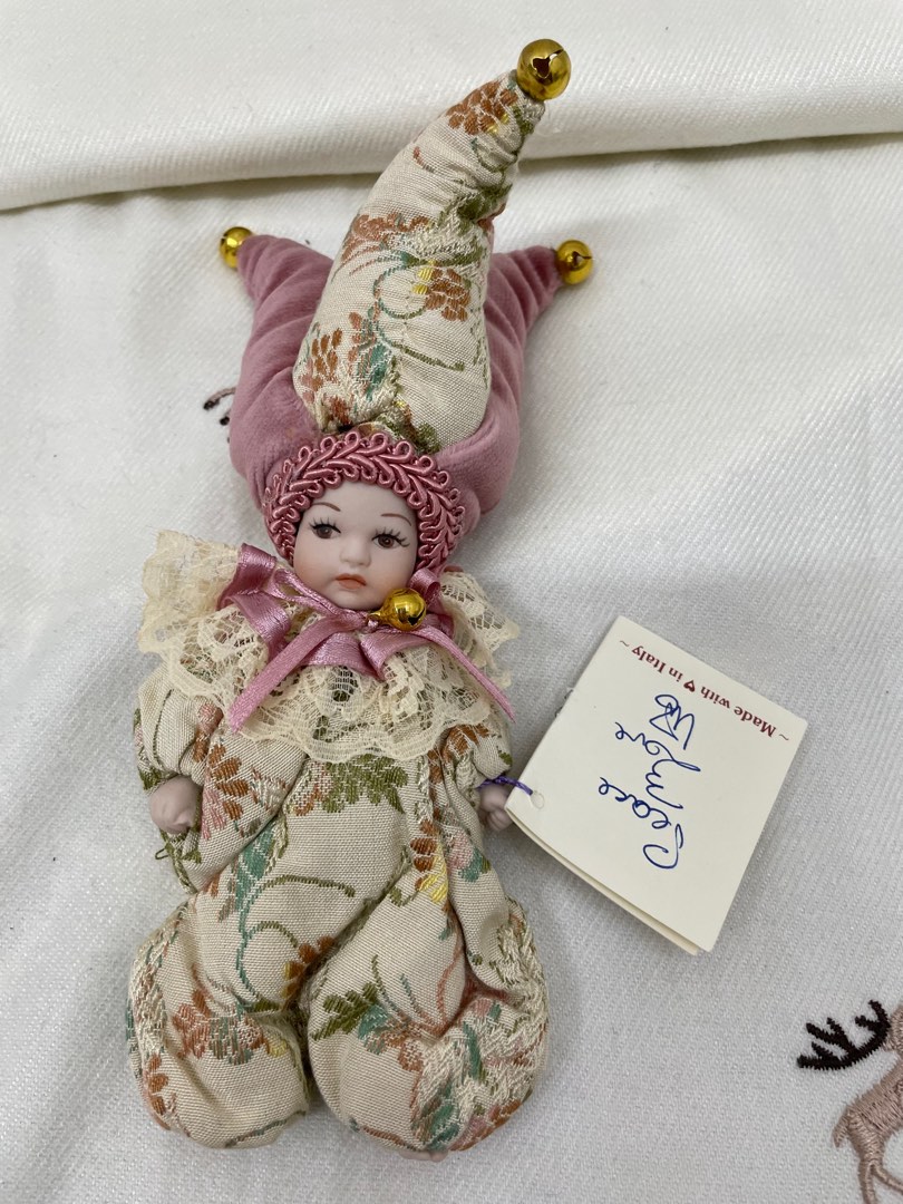 意大利triangel-粉紅碎花-正常表情, 興趣及遊戲, 收藏品及紀念品, 古董收藏 - Carousell