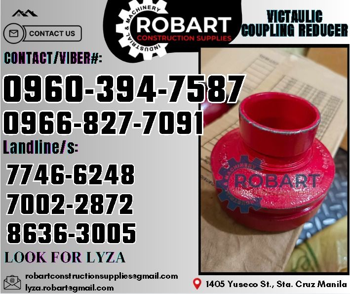 Victaulic Coupling Reducer, Commercial & Industrial, Construction Tools ...