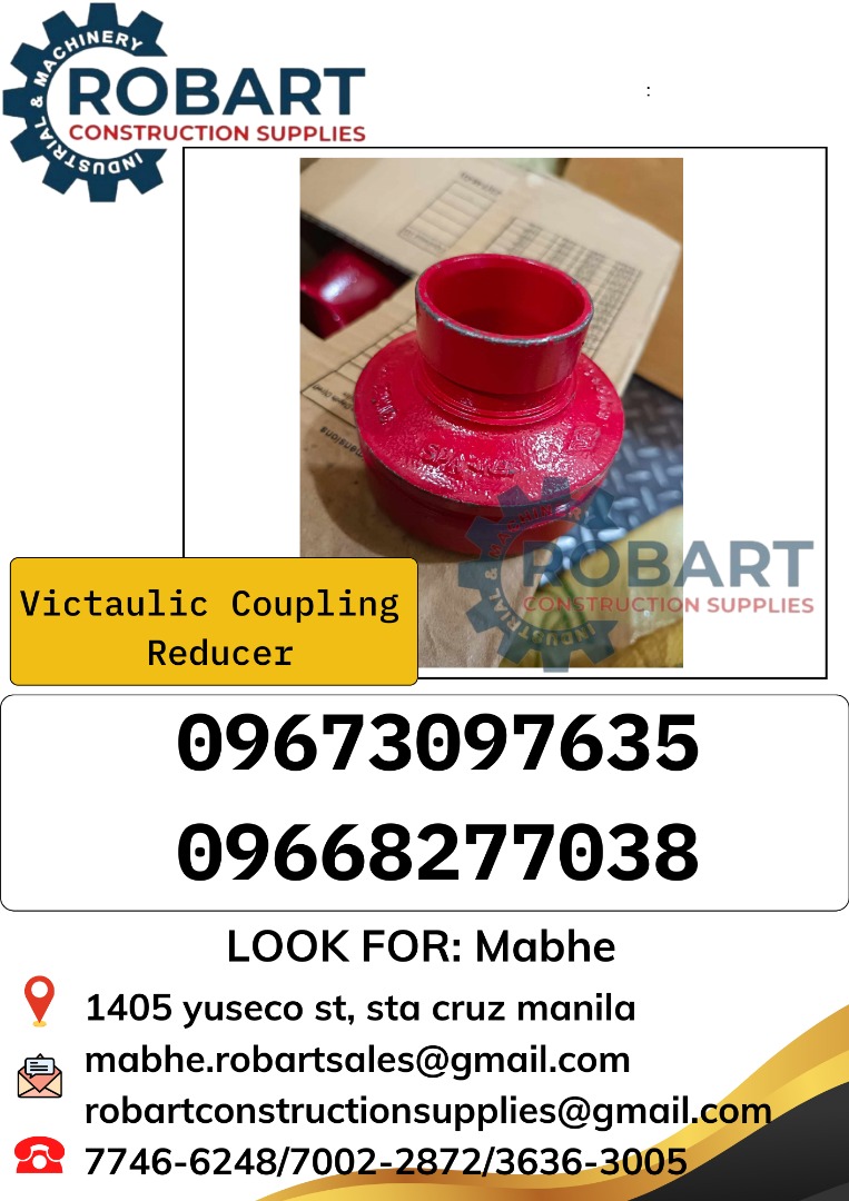 Victaulic Coupling Reducer, Commercial & Industrial, Construction Tools ...