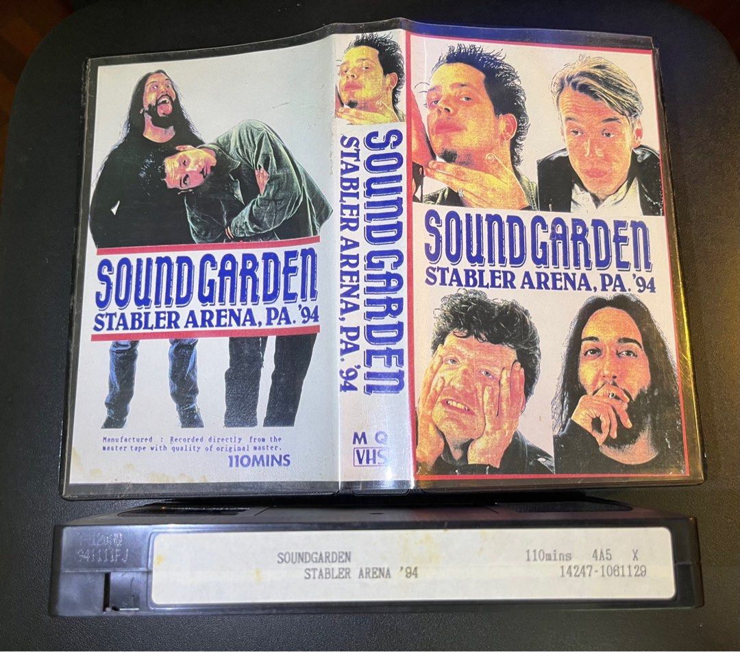 Vintage 90s 1994 Soundgarden Live Stabler Arena PA ‘94 VHS Videotape ...