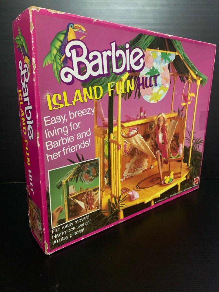 SALE! Rare Vintage Barbie Island Fun Hut Playset, Hobbies & Toys, Toys ...