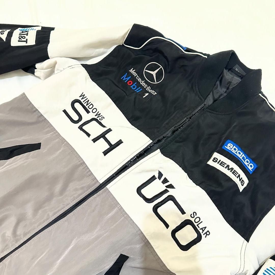 RARE Vintage Mercedes Benz Mobil 1 Formula One Team Jacket J9, Men's ...