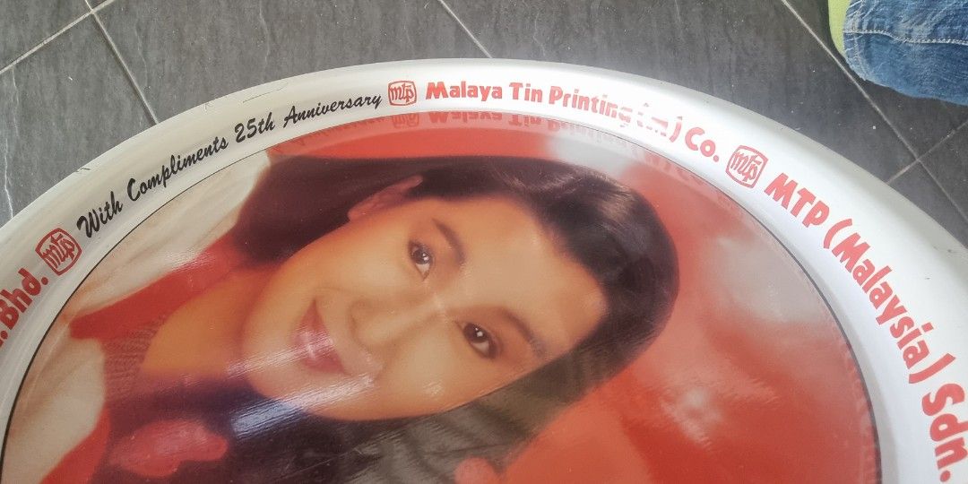 Vintage Talam Tray Maggie Cheung Hong Kong Film Star, Hobbies & Toys ...