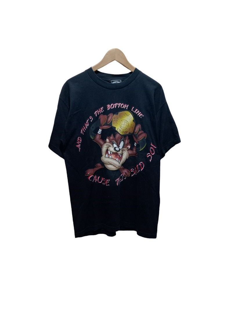 Vintage Taz Looney tunes WWF Stone Cold Parody Tee, Men's Fashion, Tops ...