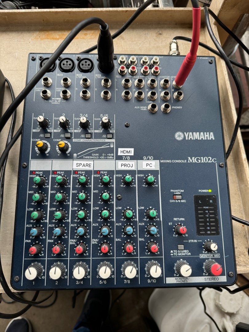 Yamaha MG102C mixing console, Audio, Soundbars, Speakers & Amplifiers ...