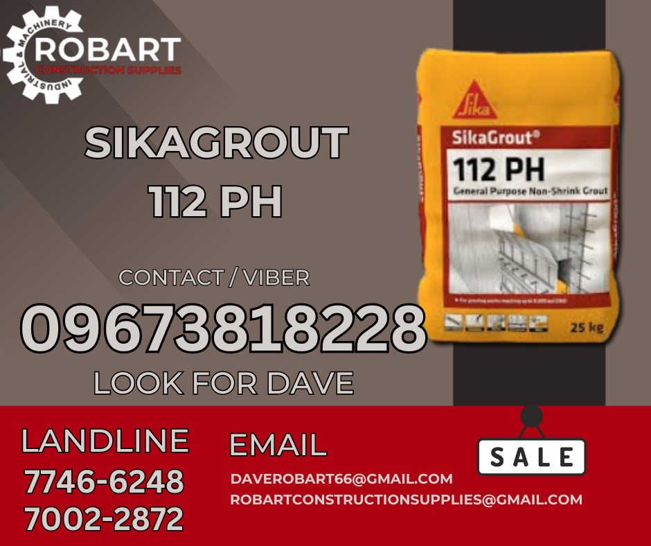 112 PH SIKAGROUT, Commercial & Industrial, Industrial Equipment on Carousell