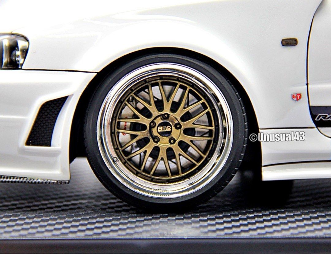 1/18 Ignition Model Trust GReddy 34RX White Nissan R34 GTR, Hobbies ...