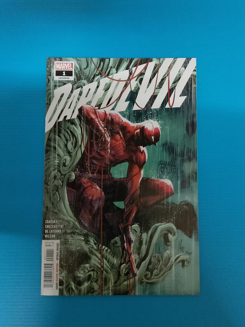 1st issue ! Daredevil #1 ( Marco Checchetto - Cover Art ) Marvel Comics ...