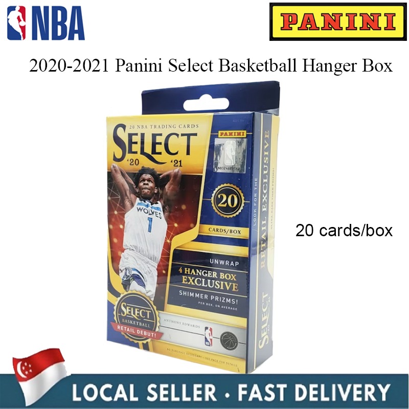 2020-2021 Panini Select Basketball Hanger Box - 20 cards/ box (Shimmer ...