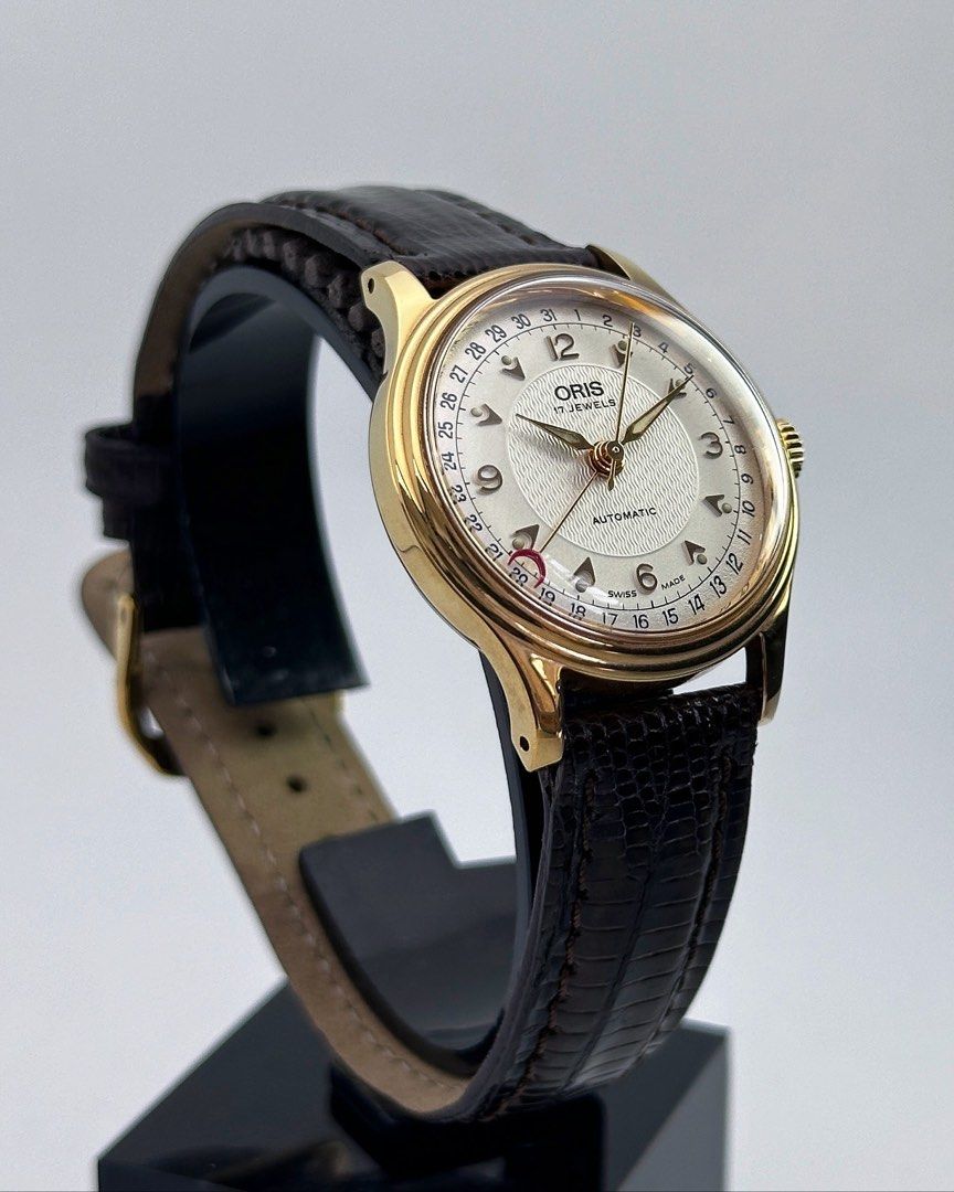 31mm Vintage Oris Gold Date Pointer Automatic ref.7458 cal.574, Women's ...