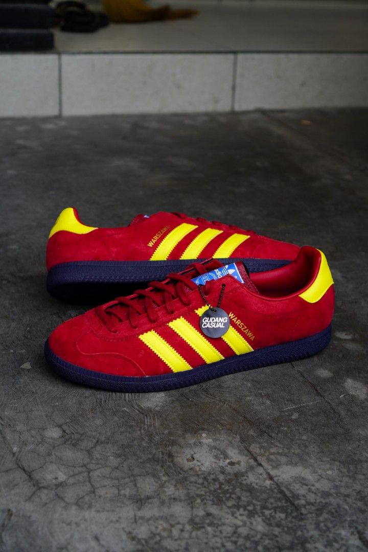 Adidas Warszawa Spezial Original, Fesyen Pria, Sepatu , Sneakers di ...