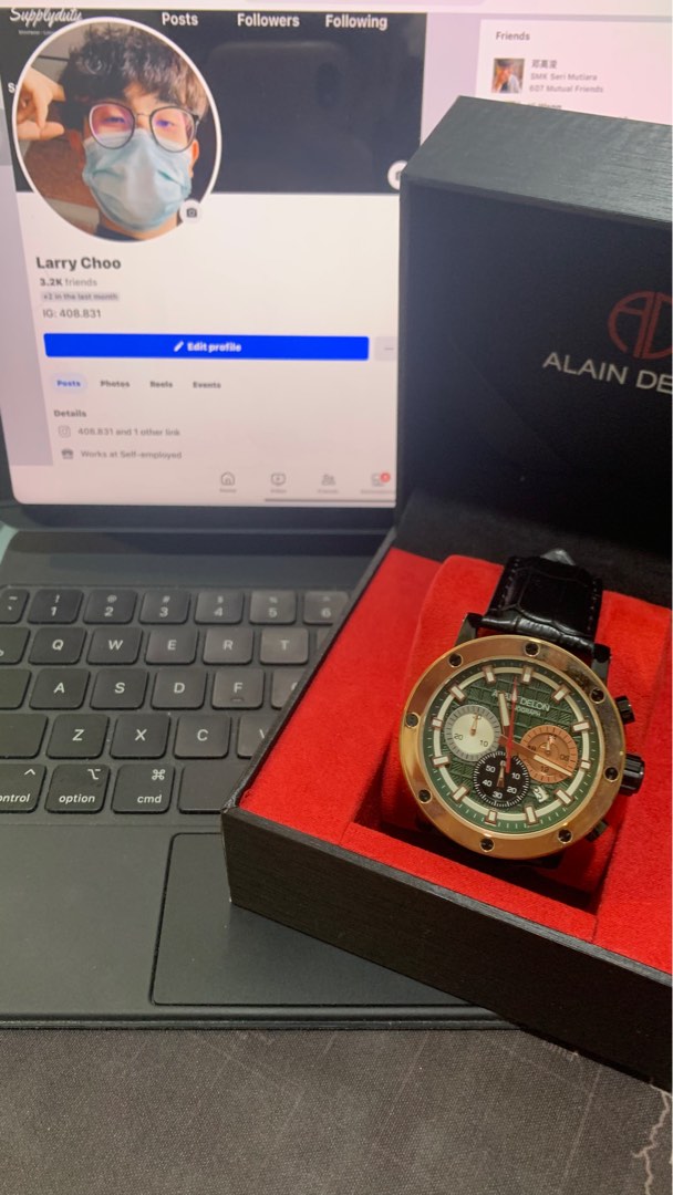 Alain Delon Watch, Men's Fashion, Watches & Accessories, Watches on ...