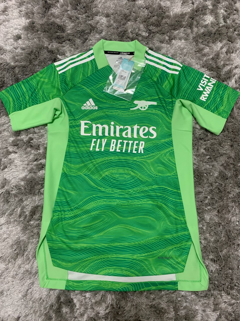 Arsenal 21/22 Home Kit room goalkeeper shirt, Men's Fashion, Activewear ...
