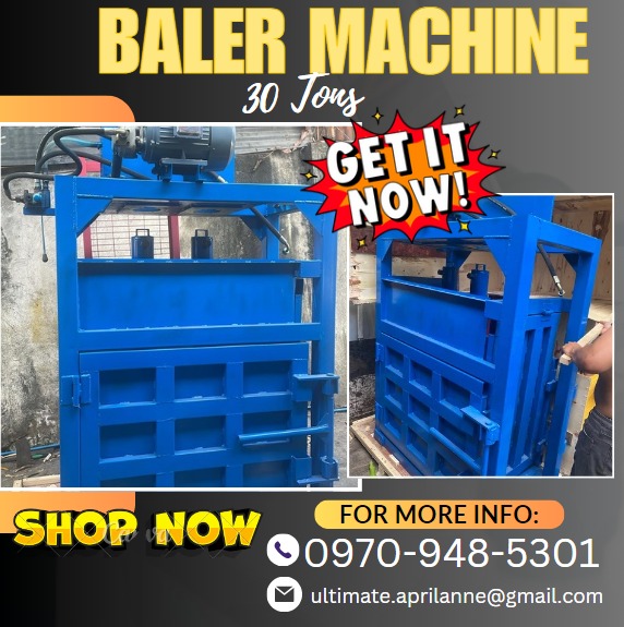 Baler machine garbage Press machine 30 Tons For Sale, Commercial ...