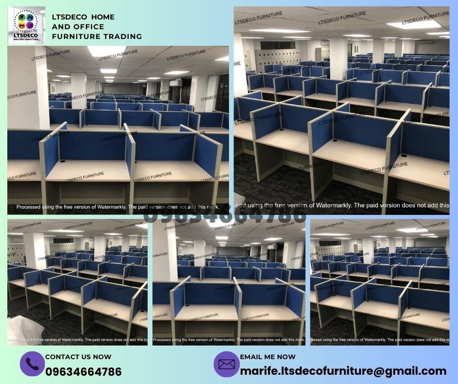 BPO CALL CENTER TABLE OFFICE PARTITION WORKSTATION FF, Furniture & Home ...